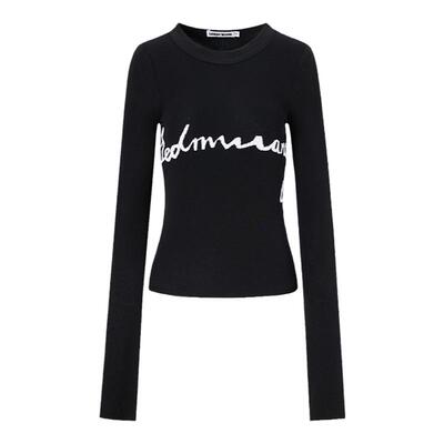 LEDIMWANG刺绣针织T恤女