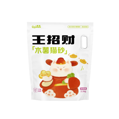 康喵木薯猫砂2.5kg除臭不粘底