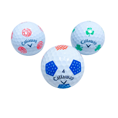 石墨烯卡拉威callaway三线球足球三四五层下场比赛球高尔夫二手球