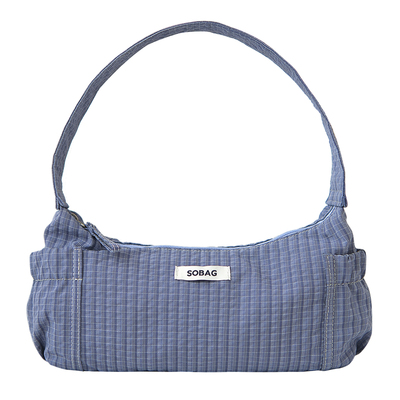 sobag慵懒风防泼尼龙腋下法棍包
