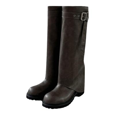 CHILIGIRL酷飒风女靴高跟靴