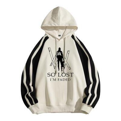 艾伦沃克周边春秋男女连帽卫衣