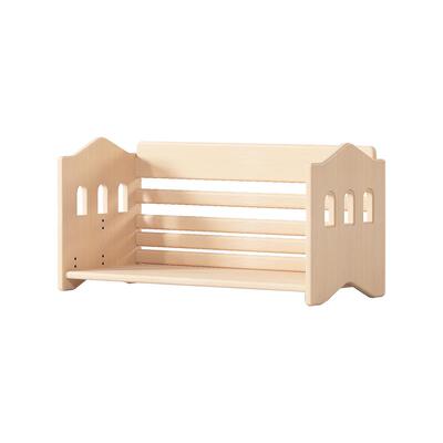 onfo实木儿童书架绘本架