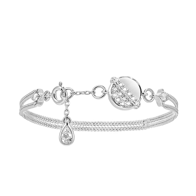 AWNL霖奈小飞碟手链银链