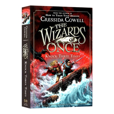 英文原版小说 The Wizards of Once Knock Three Times 远古魔法师3 美版 驯龙高手作者 英文版