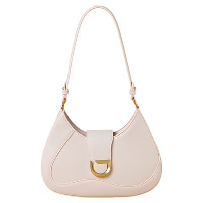 COSTS KADIY时尚女复古腋下包法棍2025新款小众设计马鞍包单肩包