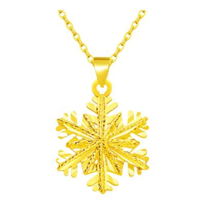 【初雪】调大幅雪花项链