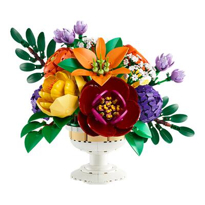 乐高10345秘境花坛花束积木