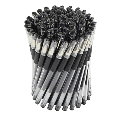 中性笔0.5mm学生办公用水笔黑色