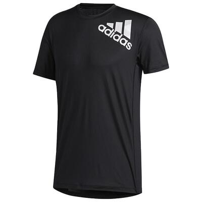 Adidas/阿迪达斯官方正品男子排汗透气训练运动短袖T恤 GH5106