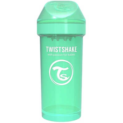 瑞典twistshake可以榨果汁的儿童水杯 宝宝婴儿鸭嘴学饮杯耐摔