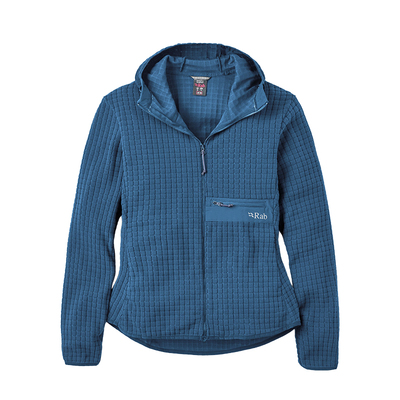 RAB睿坡女士连帽保暖抓绒衣