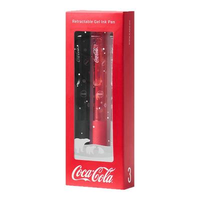 KACO｜「可口可乐」联名珍宝冰川探险中性笔盖帽0.5黑大容量书写刷题顺滑速干办公文具签字笔考试考研