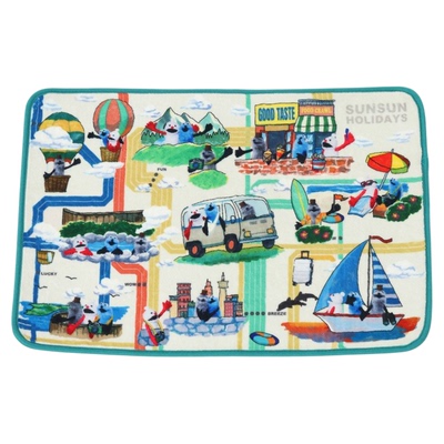 niko and ... PUPPET SUNSUN联名系列2025新款创意卡通地垫578541