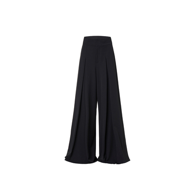 LAMERRY/朗美睿黑色慵懒阔腿长裤