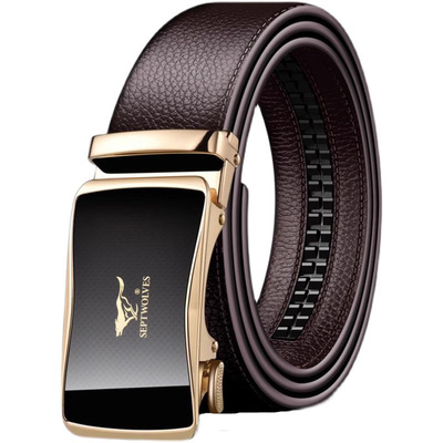 七匹狼真皮男士皮带头层牛皮正品