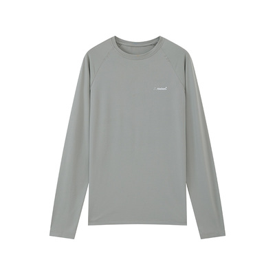 修身弹力健身衣服男长袖T恤运动