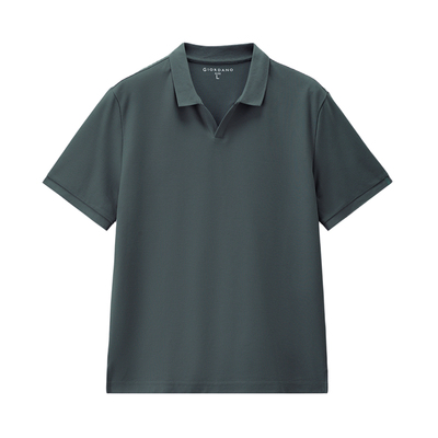Giordano短袖凉感防晒POLO撞色