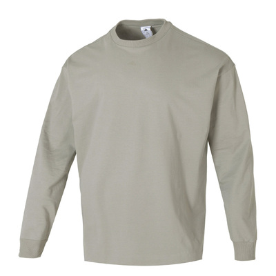 阿迪达斯男装女装长袖T恤纯棉套头衫情侣宽松运动圆领上衣JD6130