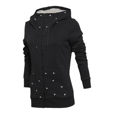 Lining/李宁正品女子新款运动休闲舒适开衫连帽卫衣外套AWDL358