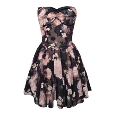 shui氛围感晕染花色连衣裙