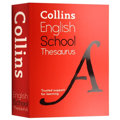 柯林斯学生同义词词典 英文原版 Collins School Thesaurus 同义词反义词字典 袖珍英英词典 英文版书籍 进口原版英语工具书