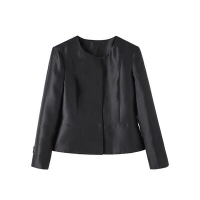 CHESONSE休闲百搭羊毛西装短外套