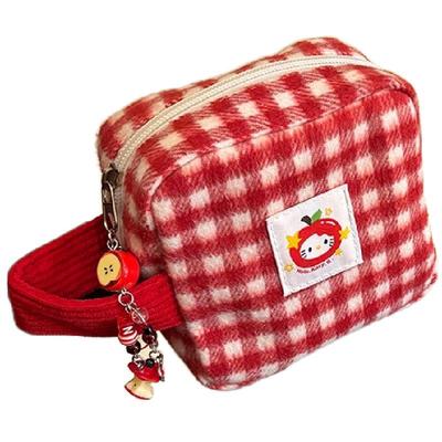 红格拍立得收纳包mini12保护套相机包小包多功能手提便携化妆包女