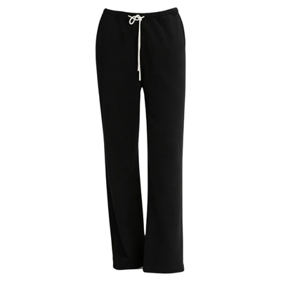 COZY FIT舒适系列柔软居家天丝卫裤女2025新款休闲直筒棉麻卫裤