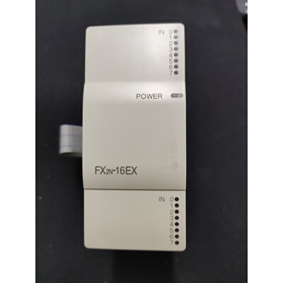 可维修议价  PLC扩展模块FX2N16EX几乎全新外观干净功能正常晶体