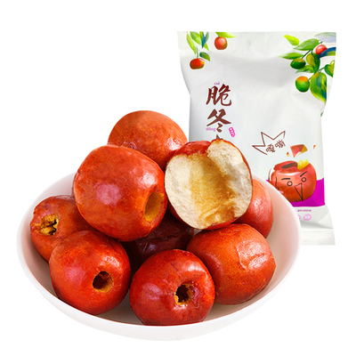 脆冬枣空心无核脆冬枣即食零食