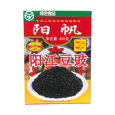阳帆阳江豆鼓400克x36盒/箱