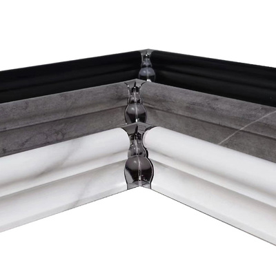 创业先锋哥罗马台面下挂封边条山型槽铝合金瓷砖橱柜全套配件