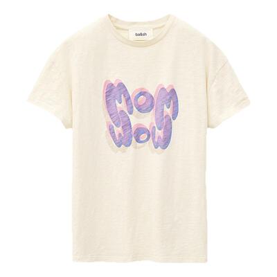 【2件8折】[亲子系列]bash春季休闲印花T恤女短袖上衣1E25VEDA