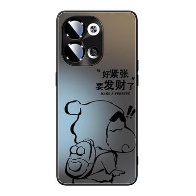 opporeno9新款哑光肤感手机壳