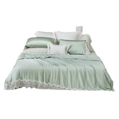 100%桑蚕丝单双人夏被薄夏凉被