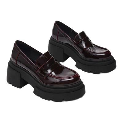 [杨紫同款]Steve Madden思美登TURNOUT早春焕新复古厚底增高乐福