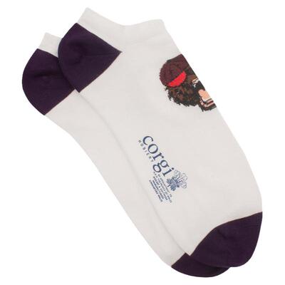 英国CORGI进口卡通熊印花船袜