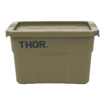 THOR收纳箱桶户外露营方形带盖车载衣服玩具收纳日式搬运箱露营