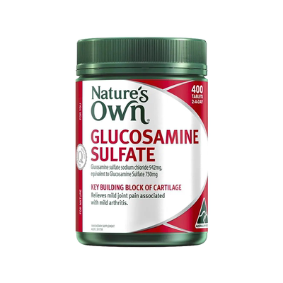 澳洲直邮Nature's Own维骨力中老年氨糖软骨素膝盖关节片400粒