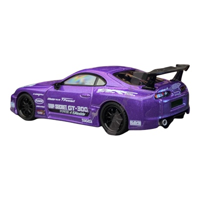 现货 MINIGT 1:64 1067 丰田supraA80 TopSecret GT300 紫色 合金