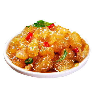 海蜇头即食凉拌海蜇头特级无沙爽脆海蜇丝新鲜海蜇皮下饭下酒菜