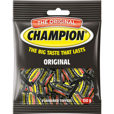 澳洲直邮代购Champion Original Flavoured Toffees原味太妃糖果