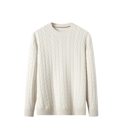 100纯羊绒加厚圆领保暖