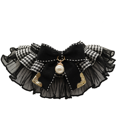 宠物猫狗兔蕾丝项圈饰品圣诞节