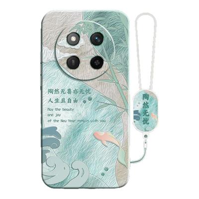 温暖寄语适用荣耀X60手机壳X60Pro套Honor华为新款BRC一AN00硅胶BRP全包防摔带挂绳叉六零男女Honorx软外壳后