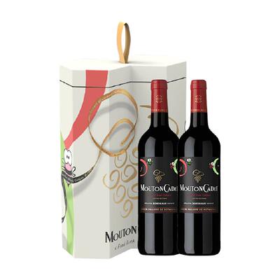 木桐嘉棣红葡萄酒750ml×2瓶