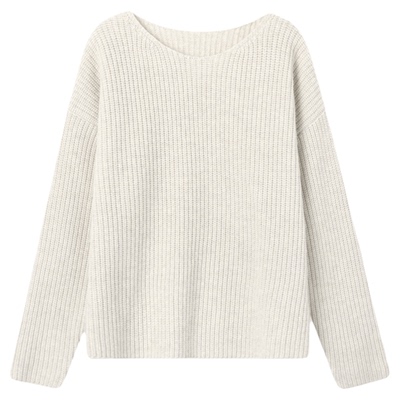 THESOONG绵羊毛软糯圆领毛衣