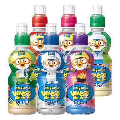 韩国pororo啵乐乐儿童果汁饮料