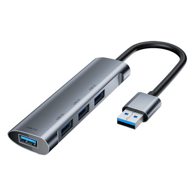 USB3.0一拖四高速扩展坞HUB